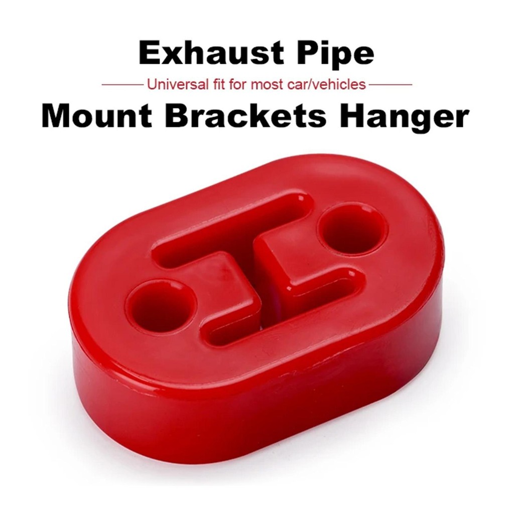 Car Exhaust Hanger Bushing Support 2 Holes Tail Pipe Mount Rubber ...