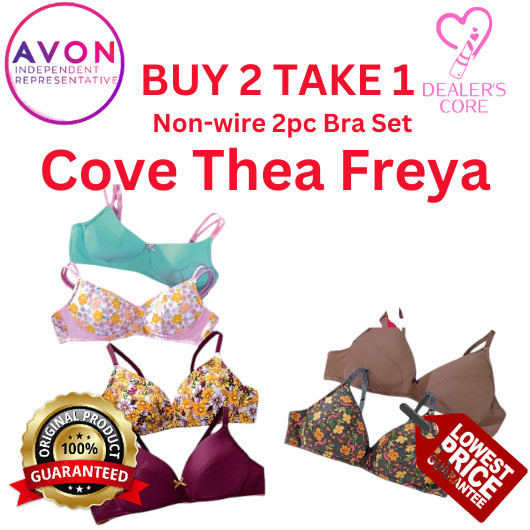 BUY 2 TAKE 1 Avon (Cove Thea Freya) Non-wire 2-pc Bra Set by Dealer's ...