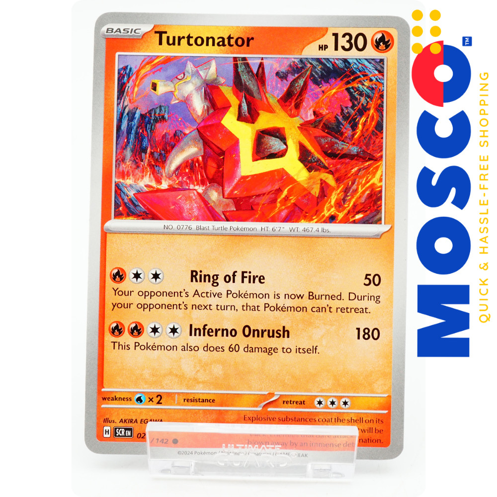 Turtonator - 025/142 Common Stellar Crown | Pokemon TCG | Shopee ...