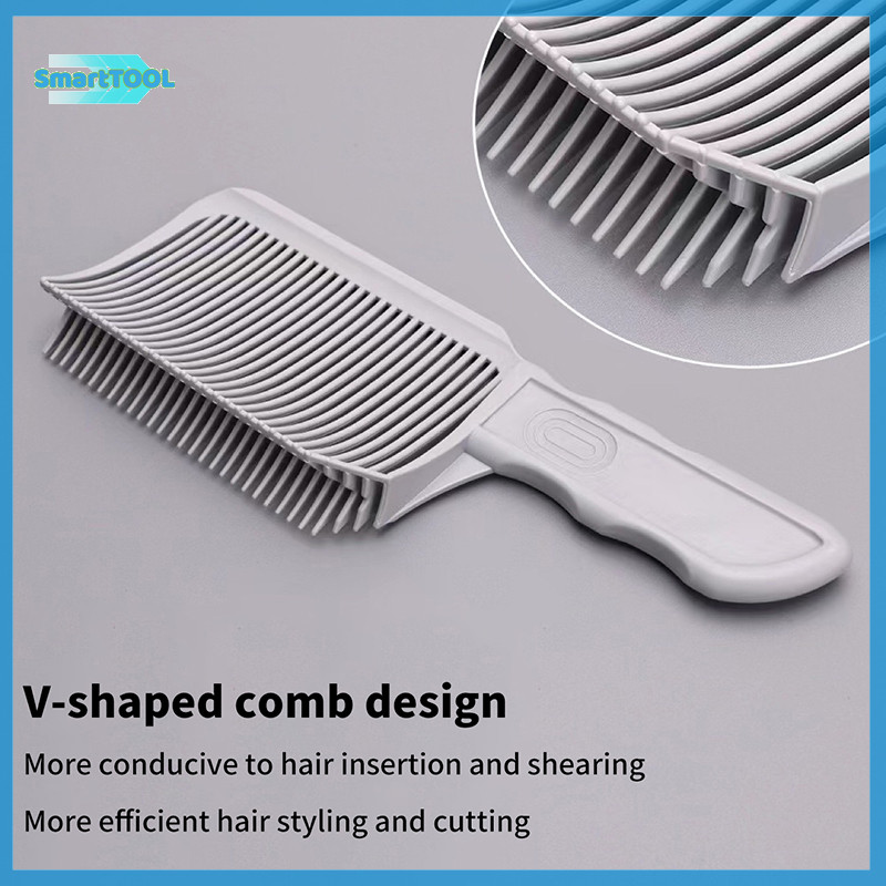 UTZN> Barber Fade Combs Hair Cutg Tool Gradient Hairstyle Comb Men's ...
