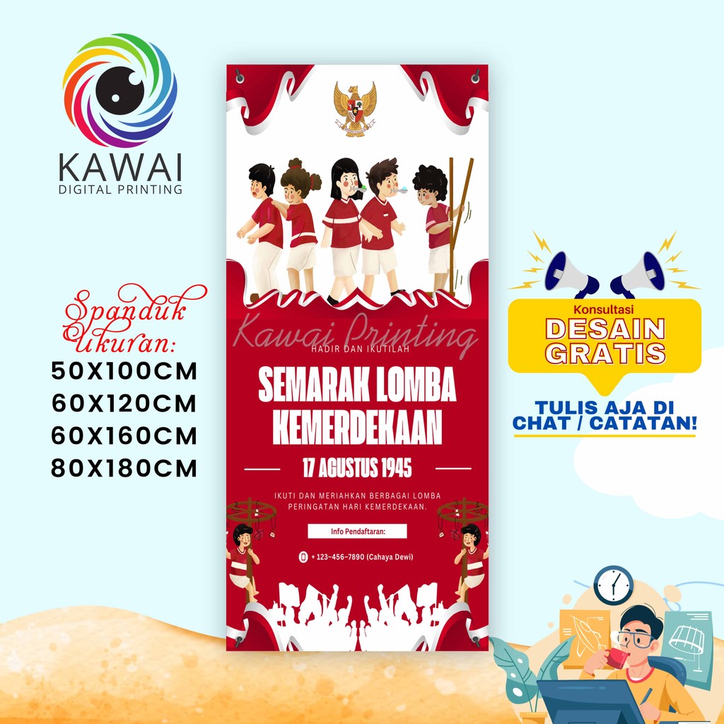 BANNER / BANNER Captain Independence Day Free Design | Shopee Philippines