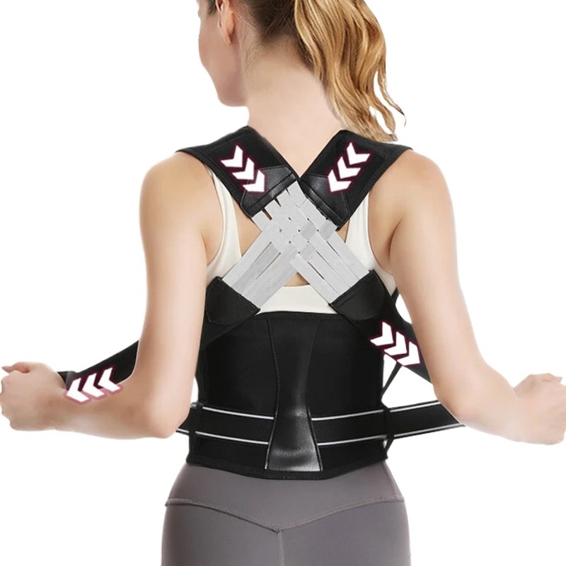 Shoulder And Back Posture Correction With Camel Straps Adult Body Shape ...
