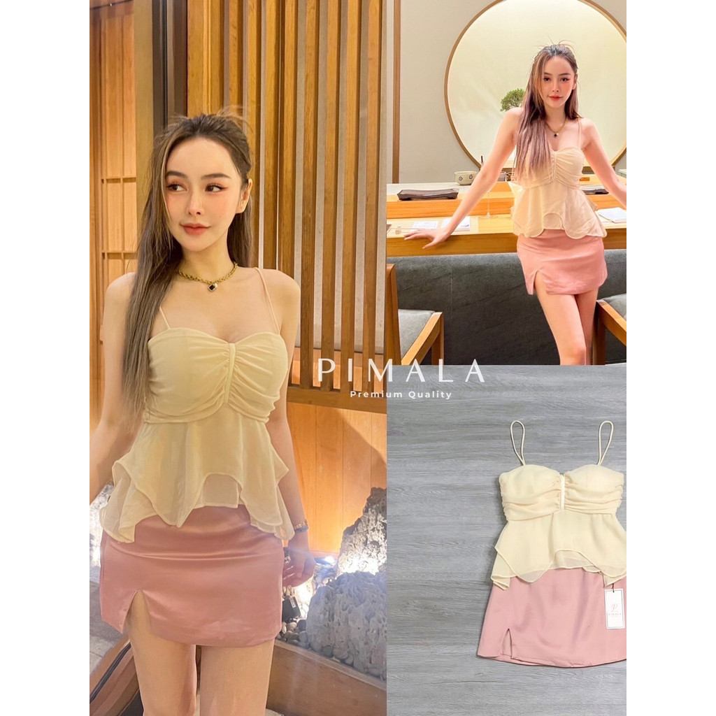 Pimala Beach Set A Singlet Beautiful Fabric Elegant Shape Playing ...