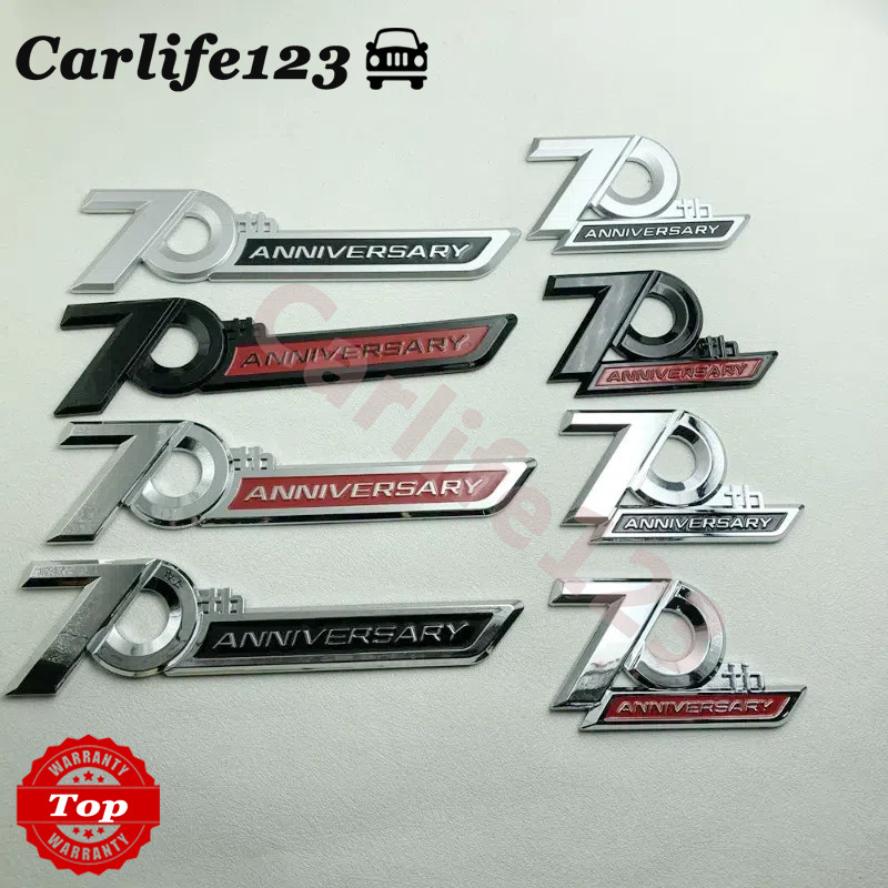Toyota Land Cruiser LC300 LC200 FJ200 70th Anniversary Edition Emblem ...