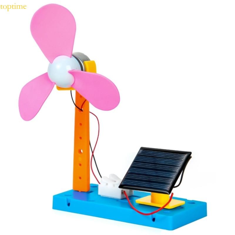 Top Solar Powered Fan Assembly Toy Set for Kid Boy Girl 8+ STEM Science ...