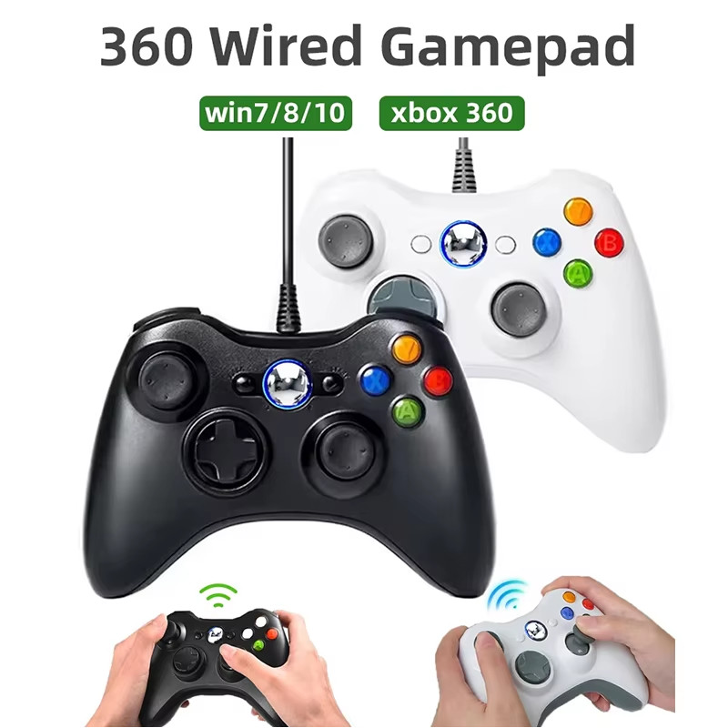 USB Wired Gamepad For Xbox360 Console Joypad For Win 7/8/10 PC Joystick ...