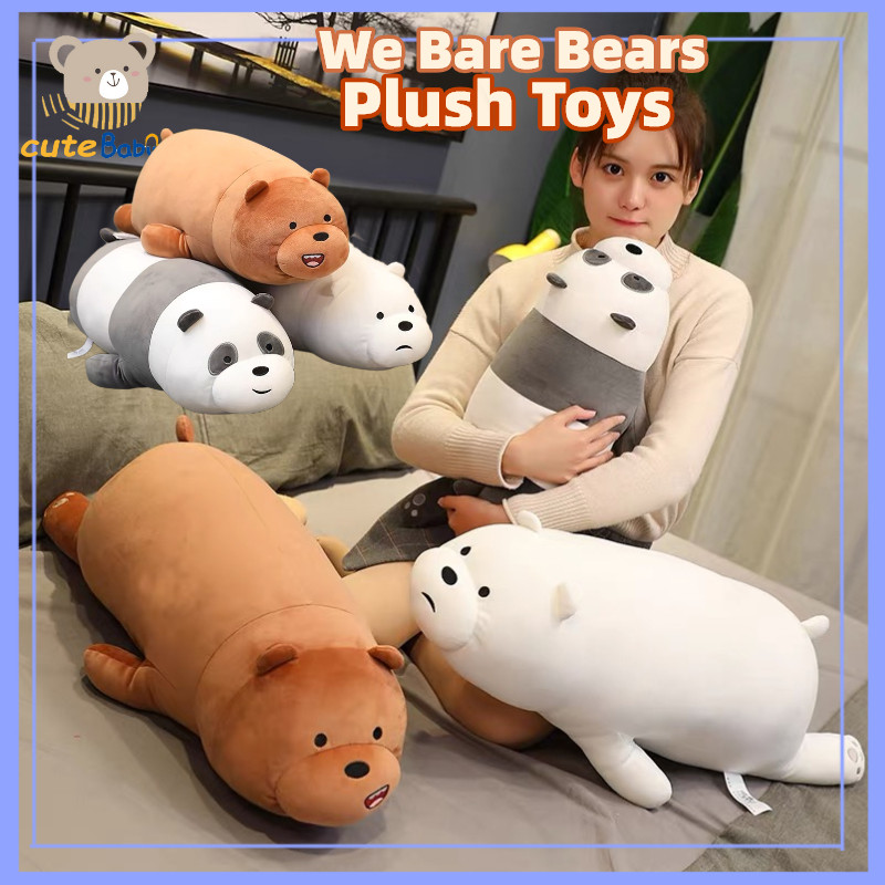 Cartoon We Bare Bears Stuffed Toy Cute Animal Soft Plush Dolls for Kids ...