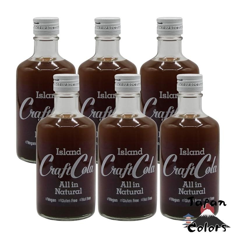 Okinawa Island Craft Cola 300ml x 6 bottles set, additive-free, with ...