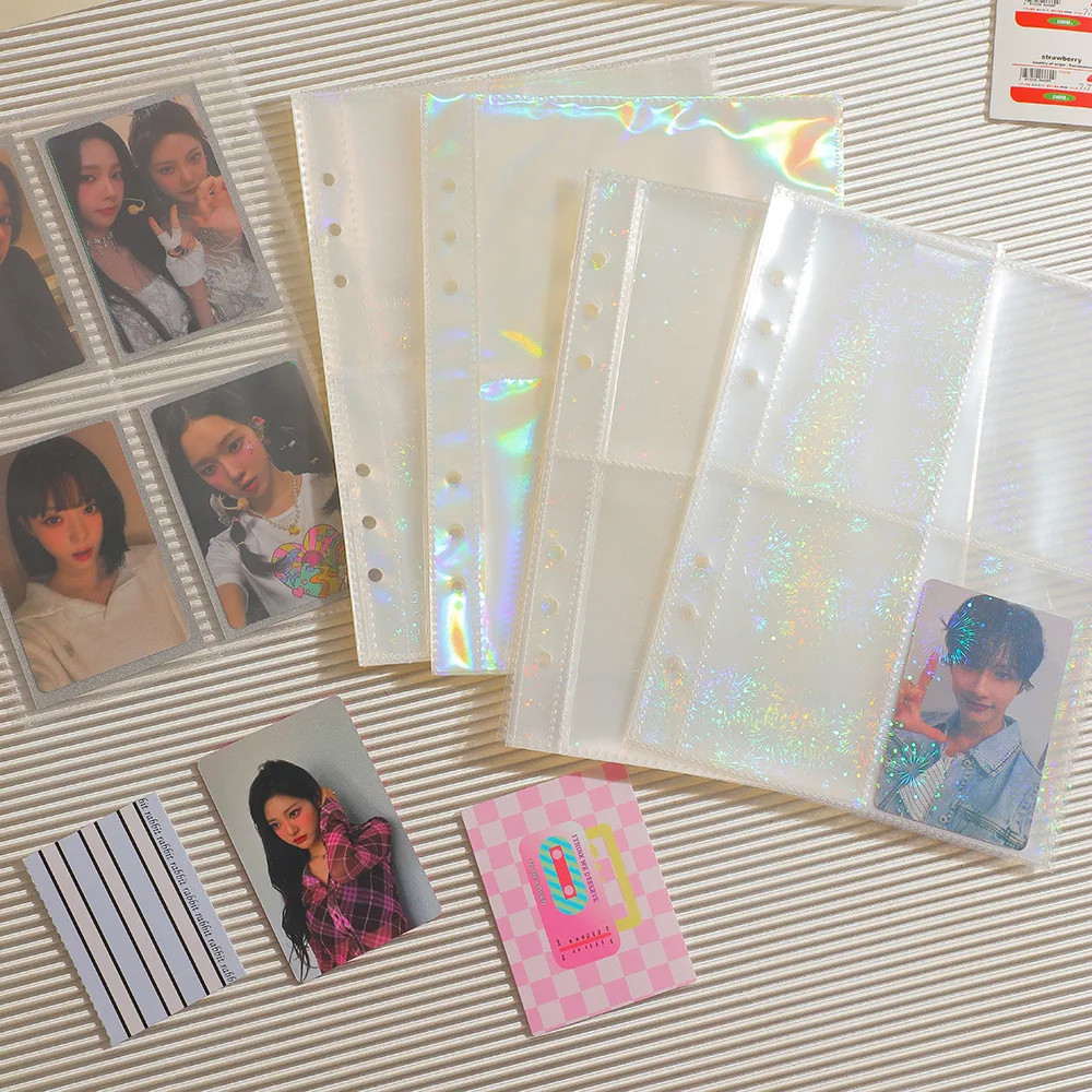 A5 Photo Album Binder Laser Sleeves 1P 2P 4P Photo Album Binder Refill ...