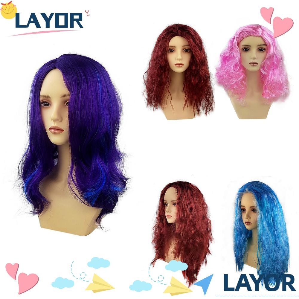LAY Rise of Red Wig, Descendants 4 The Rise of Red Women Girls Dress Up ...