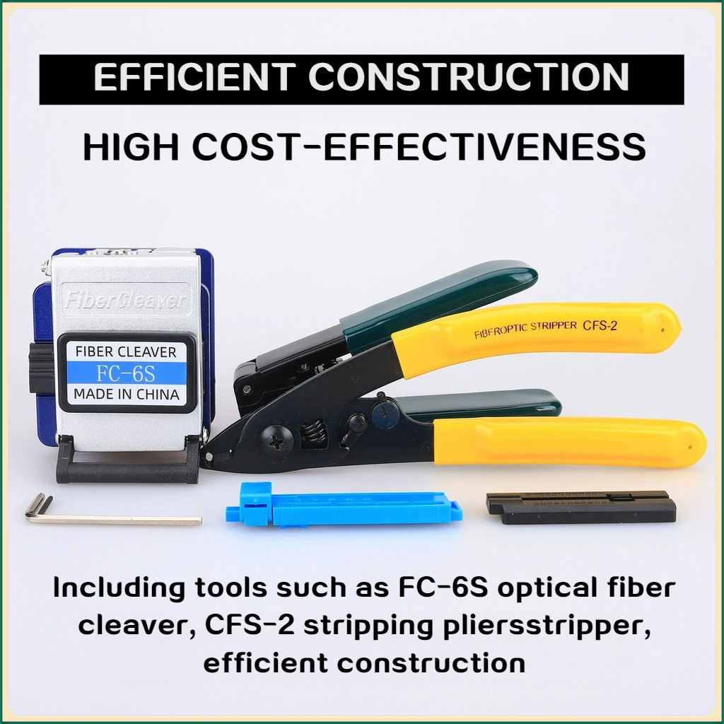 5 In 1 Fiber Optic Tool Splice optic tool Covered wire Fibre stripping ...