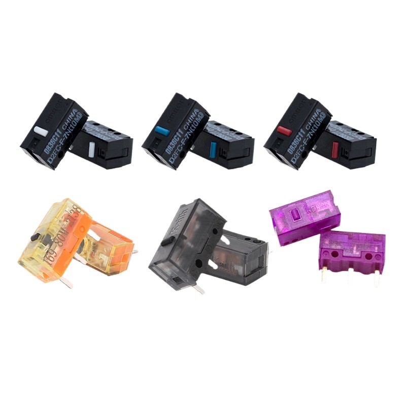 genuine goods Omron Mouse Micro Switch Button D2FC-F-7N 10m 20m 50M-RZ Razer Logitech | Shopee ...