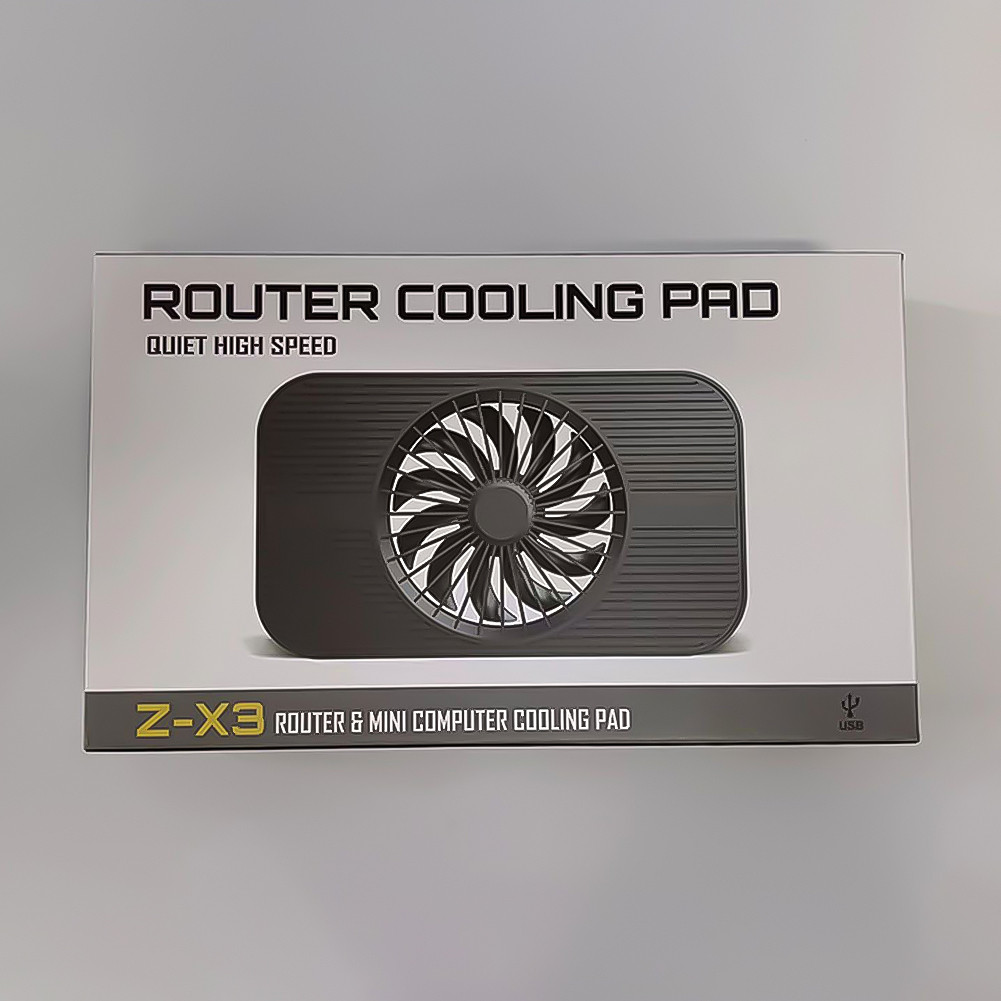 DC 5V USB Powered Router Fan Cooling Fan Heatsinks Quiet Desktop ...
