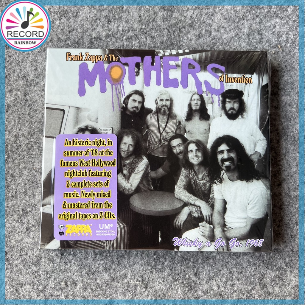 Original FRANK ZAPPA Live At The Whisky A Go Go 1968 3CD CD Album [Sealed] Brand New | Shopee ...