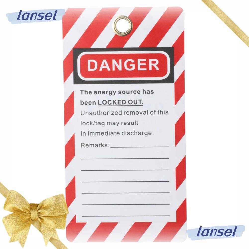 LANSEL Danger Do Not Operate Tags, Red PVC Lockout Tagout Tags, Premium ...