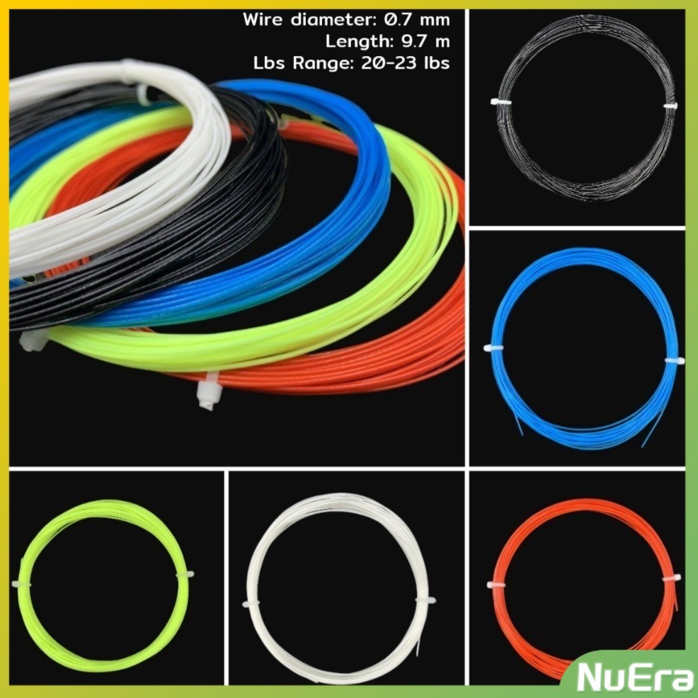 NuEra Badminton String Durable Nylon Badminton Racket String Badminton ...