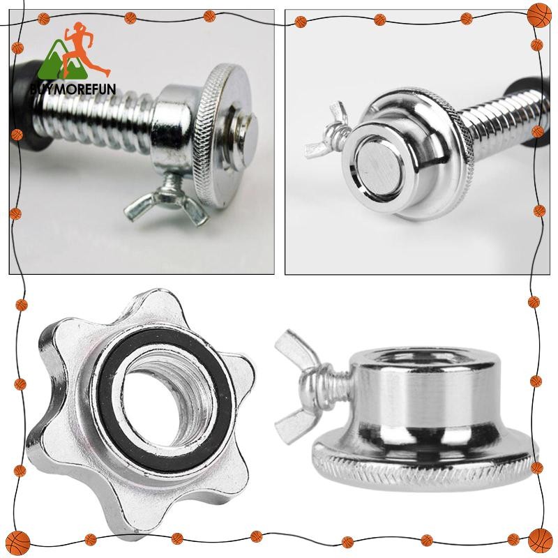 [Buymorefun] Standard 25mm Barbell -Lock Collar Screw, Hex Nut Anti ...