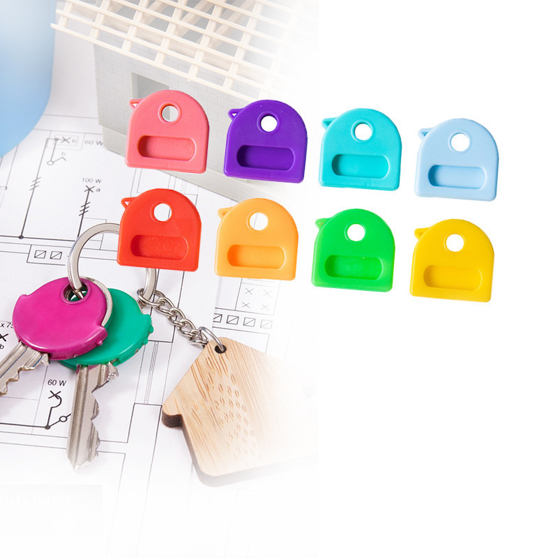9pcs/Pack Key Cap Cover Organizer Tag Multicolor Topper Key Holder ...