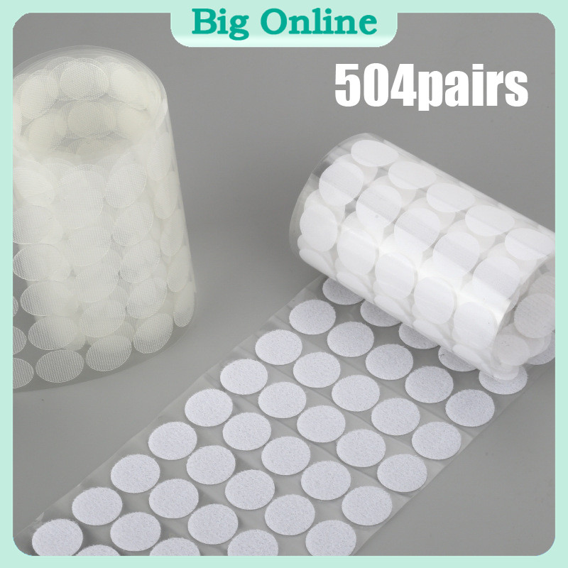 1008pcs Self Adhesive Velcro Dots 10mm Sticky Back Fastening Waterproof ...