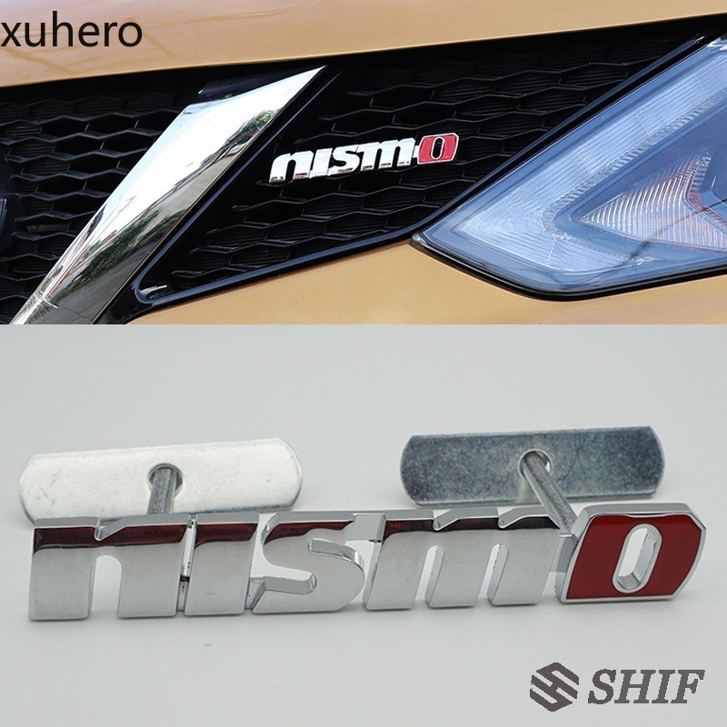 Silver Metal NISMO Emblem Front Grille Badge Sticker Nissan | Shopee ...