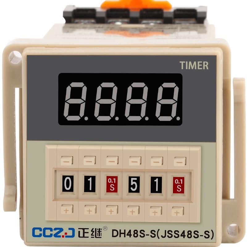 DH48S-S digital display cycle time relay 220V AC 24V 380V adjustable ...