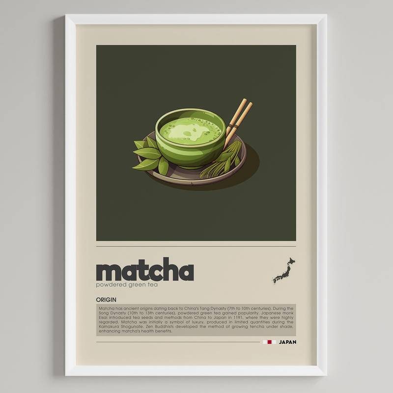 Matcha Wall canvas Print | Matcha poster wall art decor | Shopee ...
