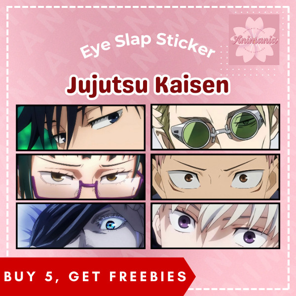 Anime Eye Slap Jujutsu Kaisen Eye Slap Collection Waterproof Vinyl ...
