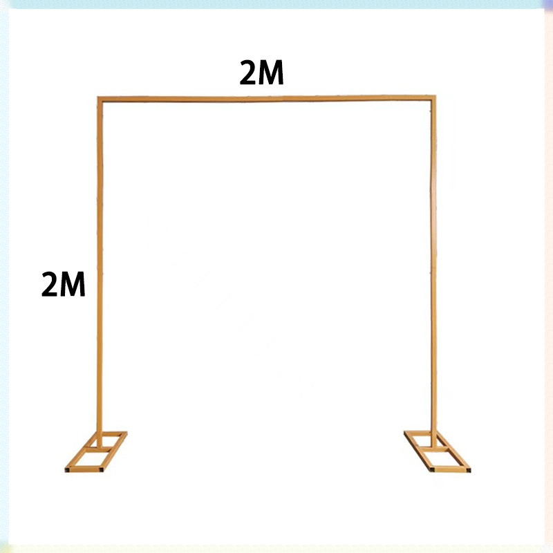 2*2M Square Arch Backdrop Stand Metal Wedding Arch Stand Frame Ceremony ...