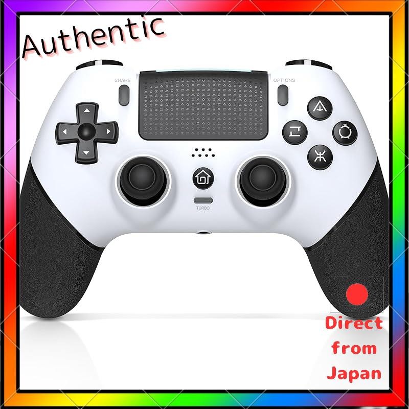 High Capacity Wireless Controller with Macro Function and Turbo Shooting Feature for PS4/PS3/PC ...