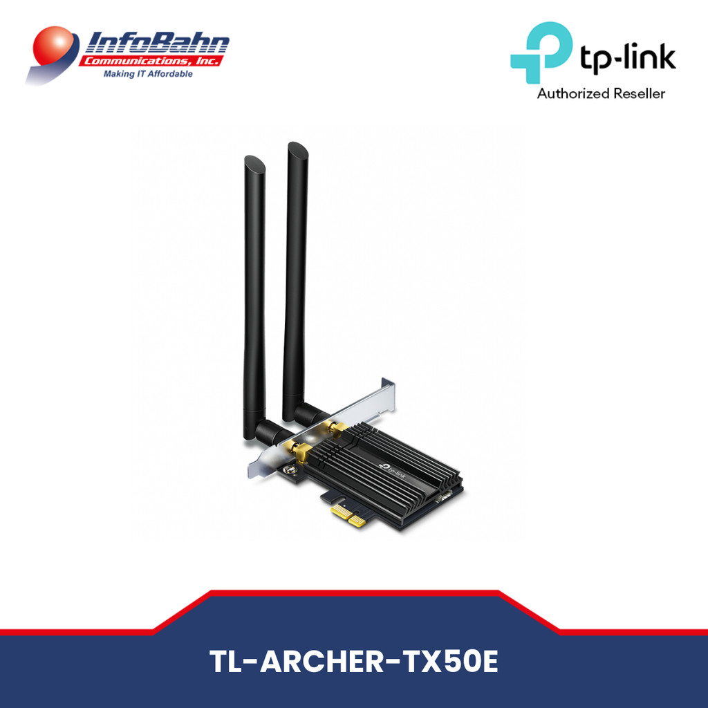TP-link Archer TX50E AX3000 Wi-Fi 6 Bluetooth 5.0 PCIe Adapter (Archer ...