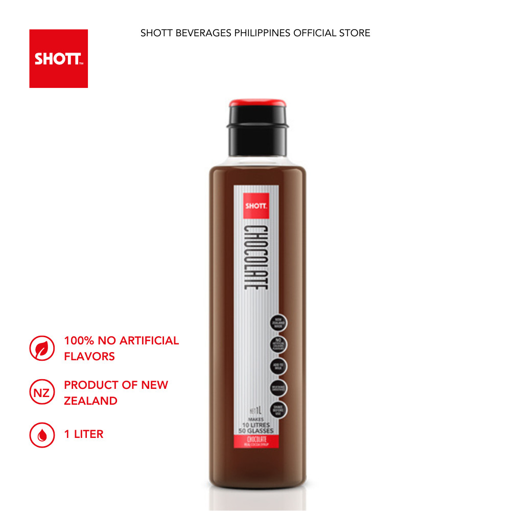SHOTT Chocolate Syrup 1Ltr [CHOCOLATE 2026] | Shopee Philippines