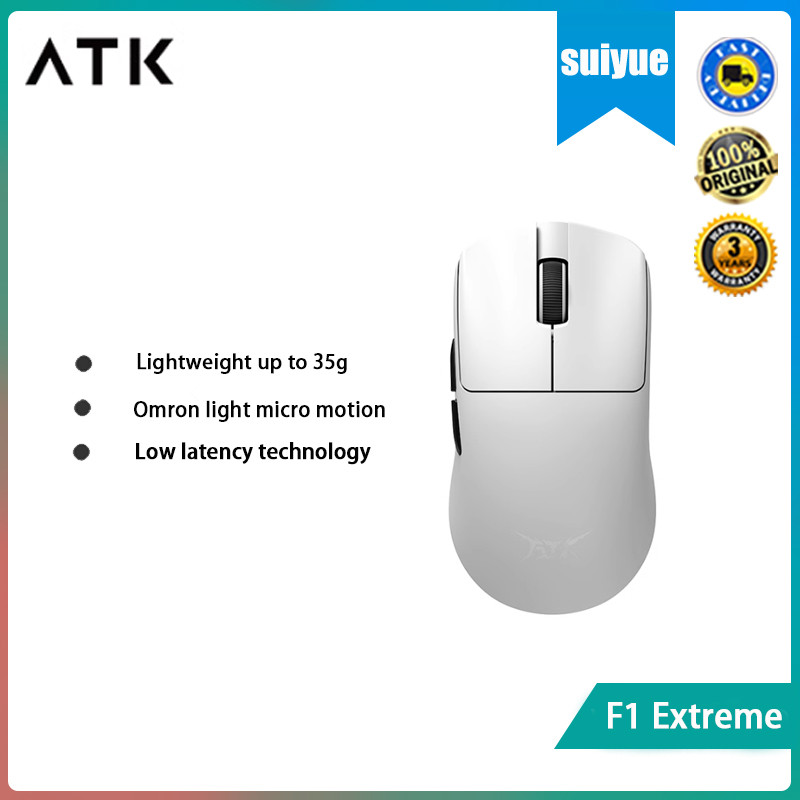 ATK F1 Extreme Non porous Lightweight Wireless Mouse | Shopee Philippines