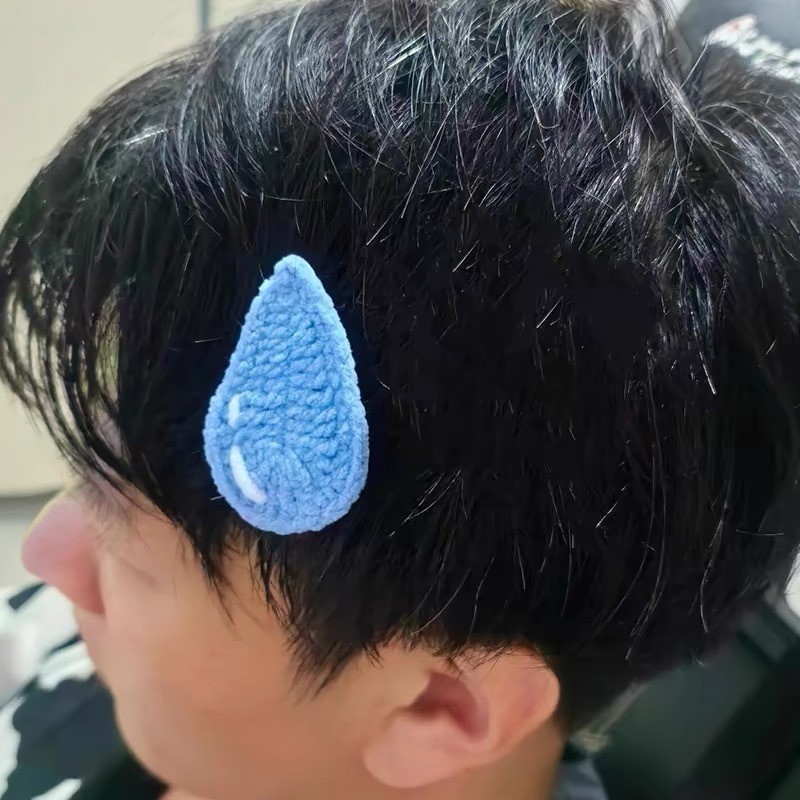 Angry funny water drop hairpin fun personality 2024 new personality ...