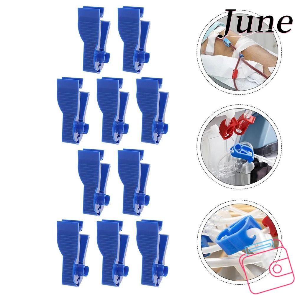 JUNE Dialysis Bag Clamp, Reusable Anti-slip Peritoneal Dialysis Clips ...