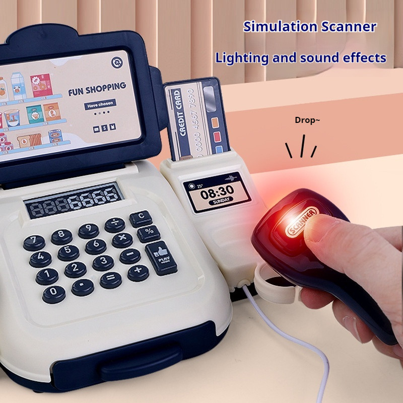 Simulation Supermarket Cash Register Play House Children's Convenience ...