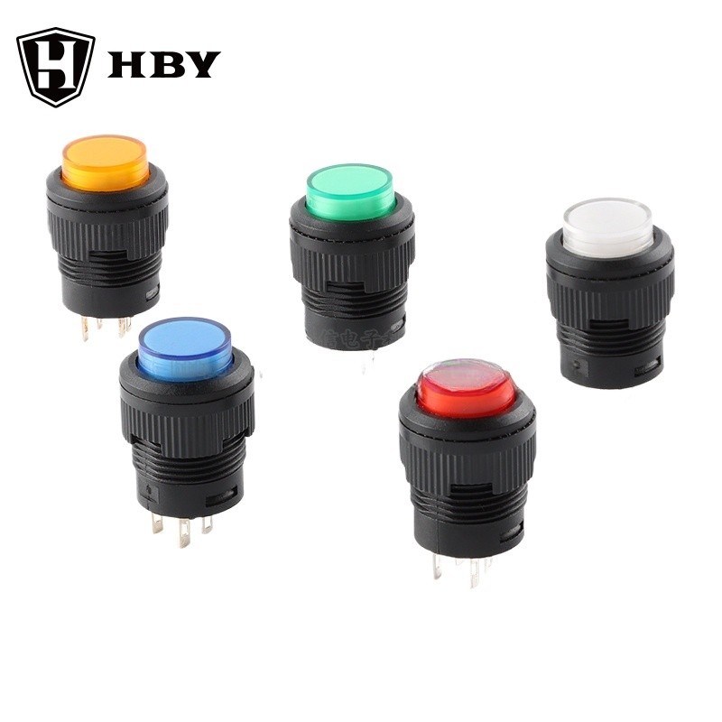 Push Button/Push Button Switch R16-503 with Light Reset/Self-Locking ...