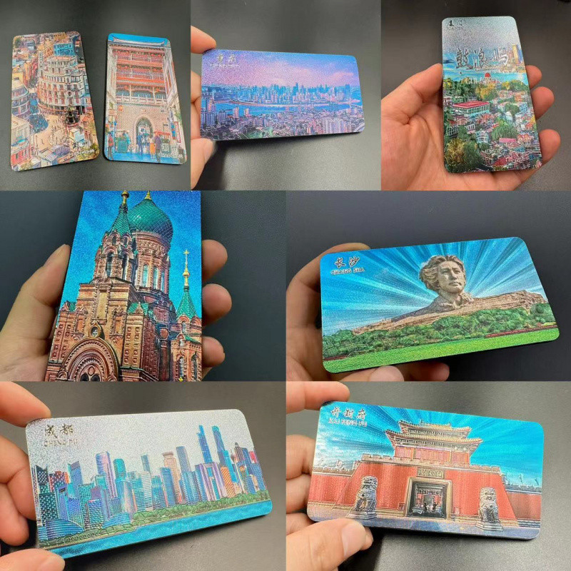 Magnetic Refrigerator Stickers Halbin Changsha Xiamen Chongqing Chengdu ...