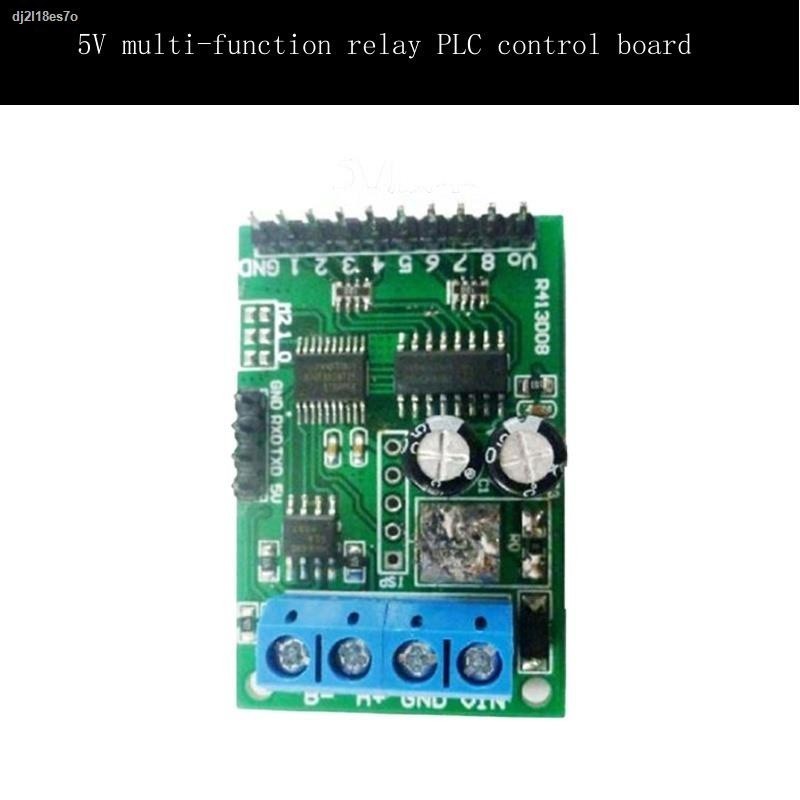 8-channel RS485 relay module Modbus rtu AT command multi-function PLC control board 5V 6-24V ...