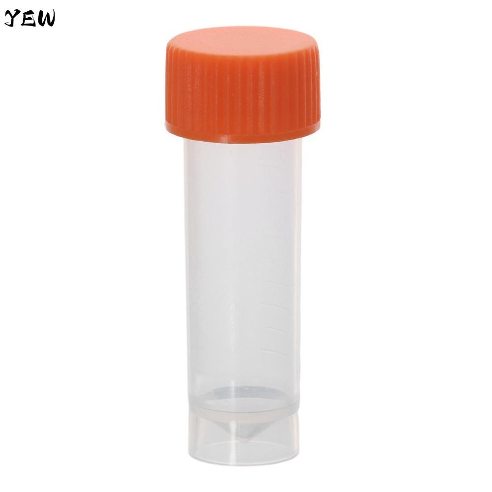 YEW Plastic Test Tubes, 5ML and Screw Cover, High-quality Standable ...