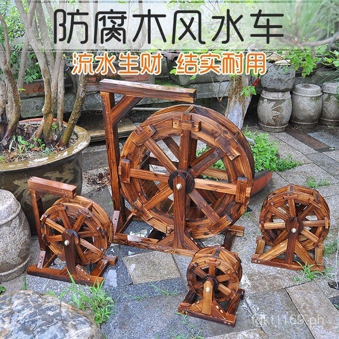 Large Waterwheel Waterwheel Landscape Waterwheel Anti-Corrosion Wood ...