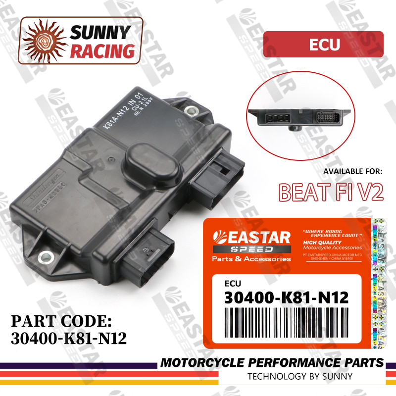 ECU FOR BEAT FI V2 ENGINE CONTROL UNIT (HPI) (: 30400-K81-N12) | Shopee ...