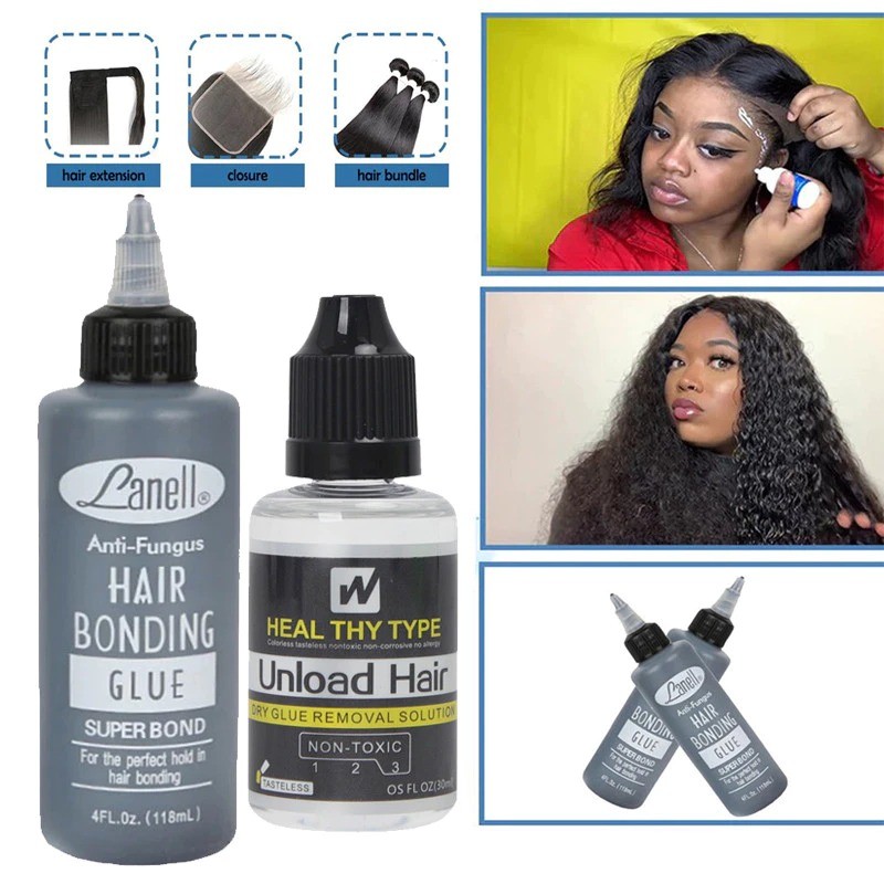 30ml Waterproof Invisible Hair System Adhesive Lace Wig Toupee Glue ...