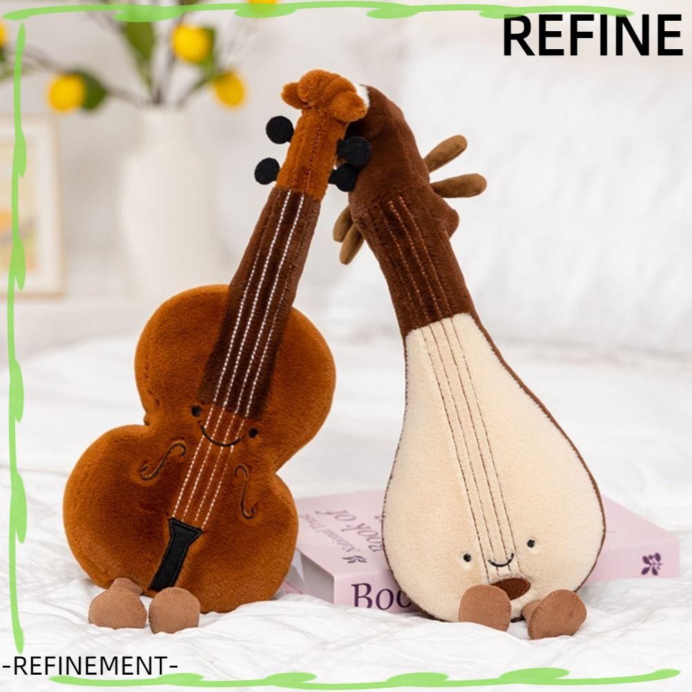 REFINEMENT Musical Plush Toys, Cute Soft Guitar Stuffed Doll ...