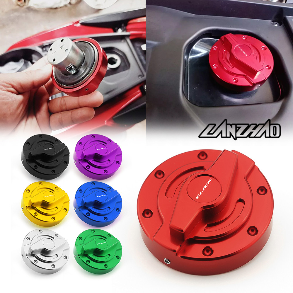 For HONDA Click 125i 150 160 v1 v2 v3 CNC Aluminum Alloy Gas Fuel Tank ...
