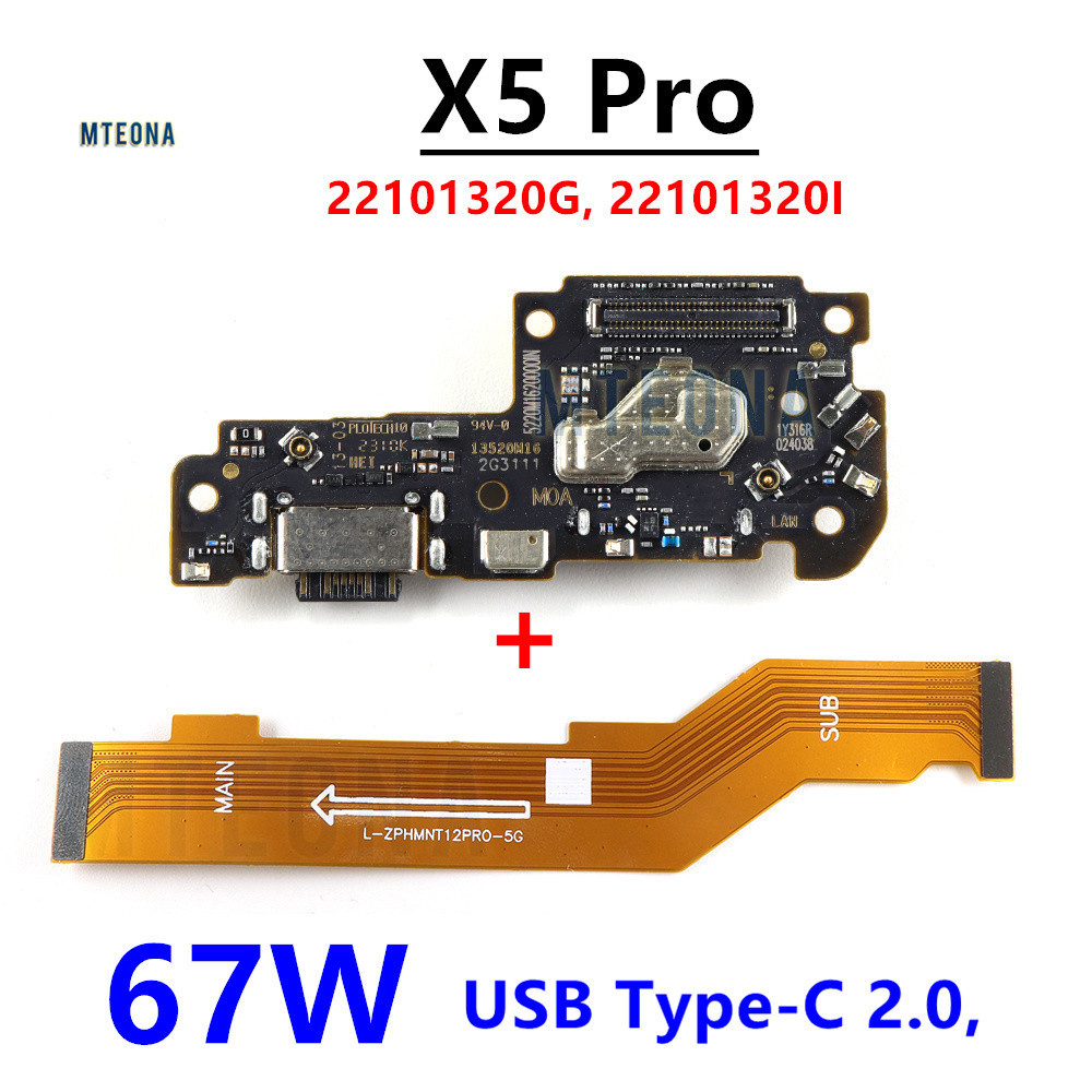 For Xiaomi Poco X5 Pro USB Charging Dock Micphone Output Signal SIM ...