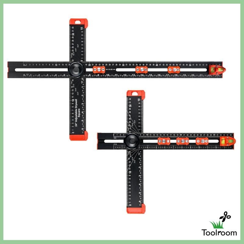 [ T Square Ruler Professional Adjustable Aluminum Layout Tool for ...