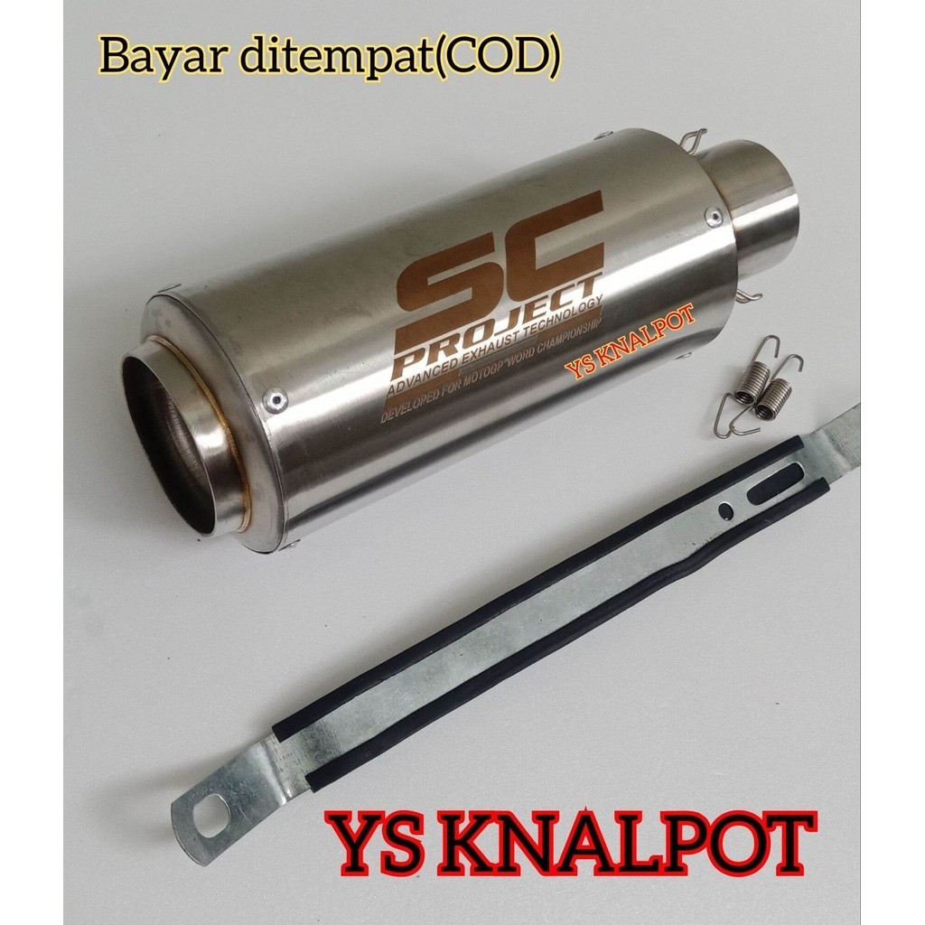 Sc project exhaust slencer plain slincer only | Shopee Philippines