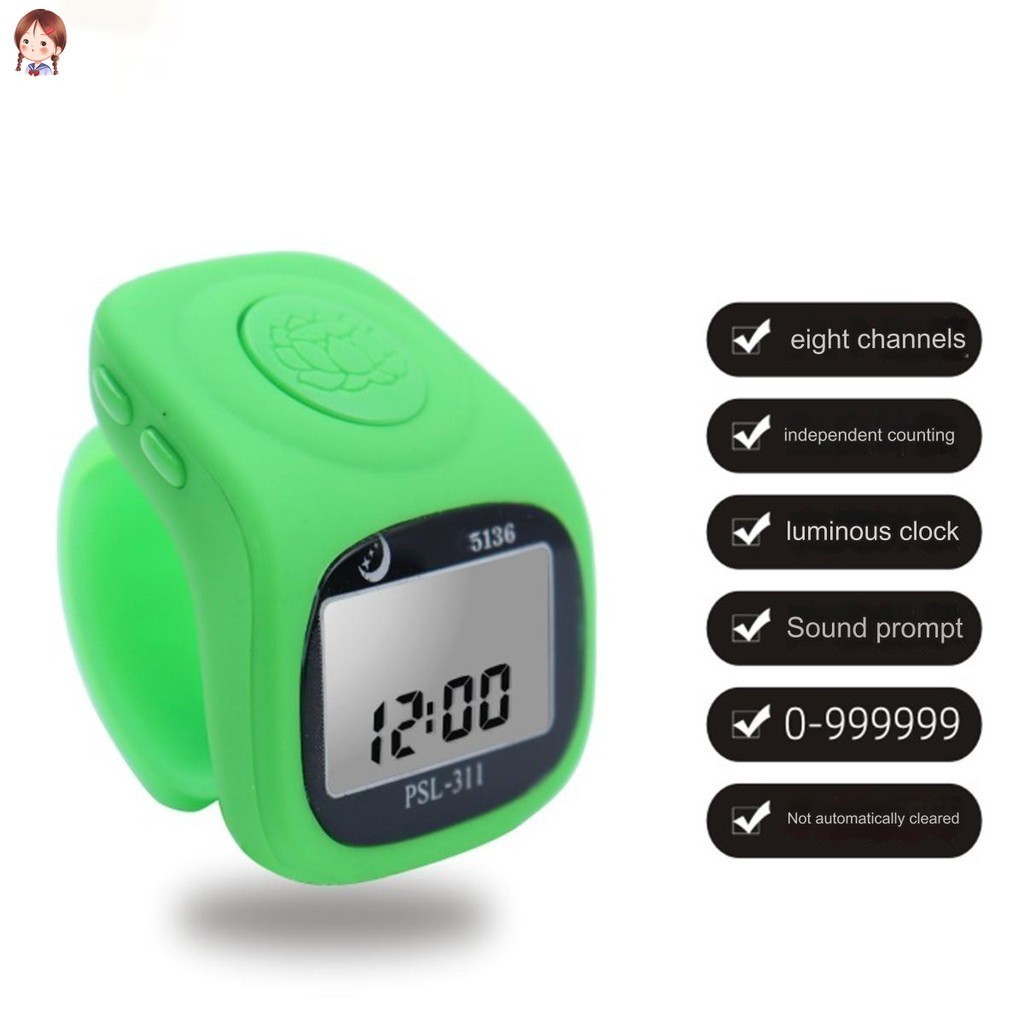 Finger Counter 6 Digital LED Electronic Finger Counter Mechanical ...