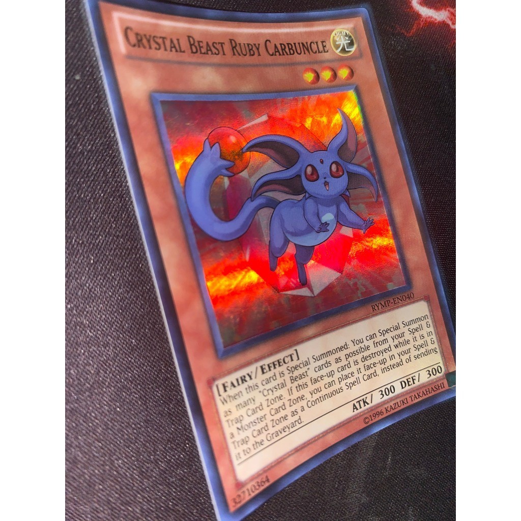Crystal Beast Ruby Carbuncle - RYMP-EN040 - Super Rare Unlimited ...