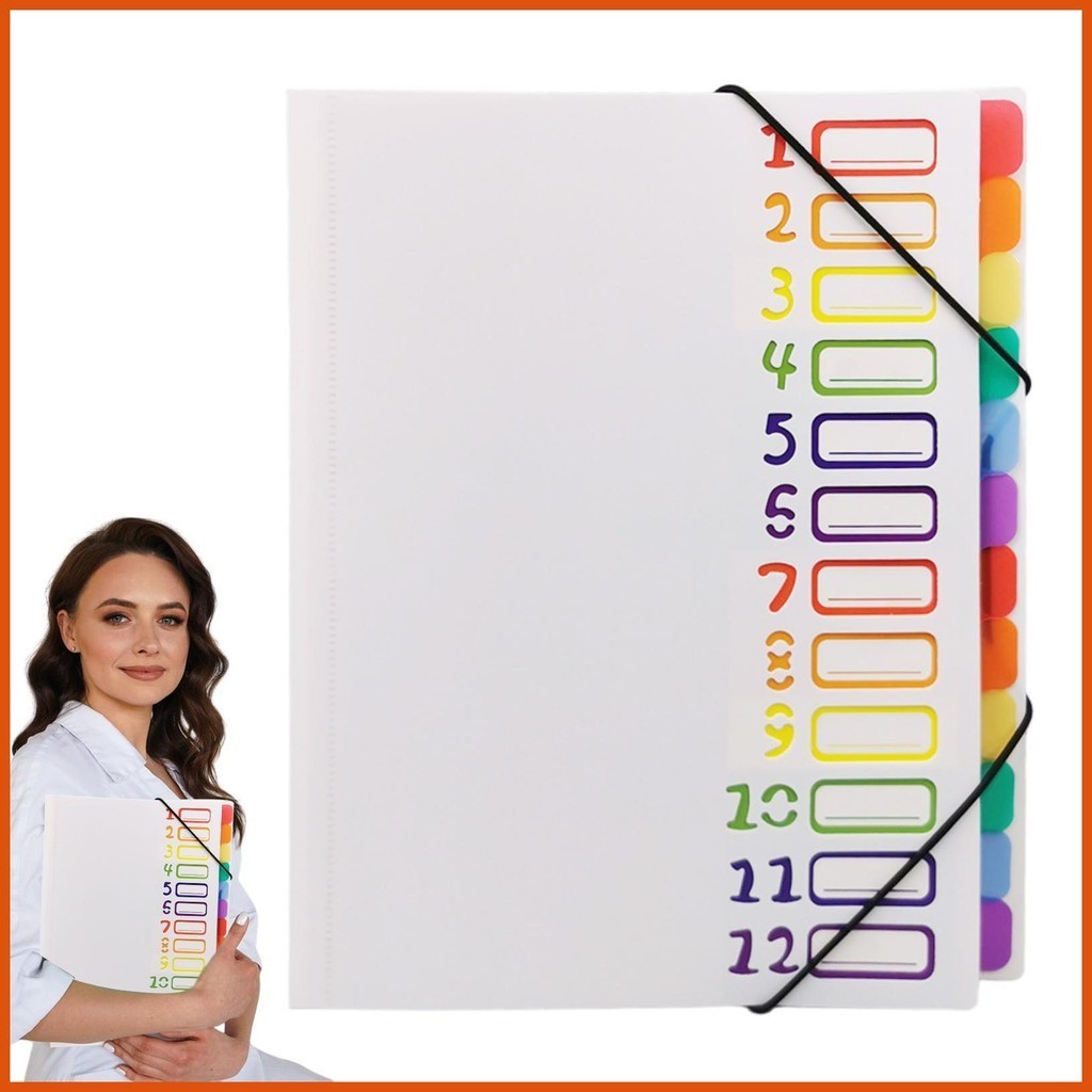 File Folder With Labels Expandable Folder File Manager Organizer ...